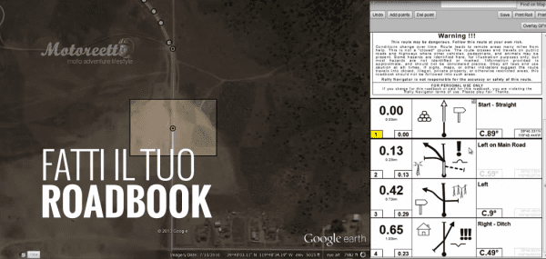Rally Navigator: fatti il tuo roadbook!